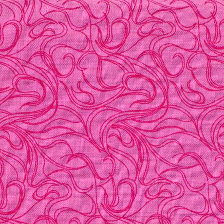 Click here for Fabric Creations Pink Leaves 1/2 Yard Large Pre-Cu... prices