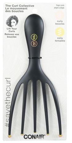 Curl Collective Curly/Coily Hair Finger Comb, Finger Comb - Walmart.ca
