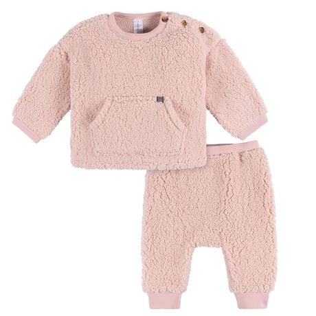 Modern Moments by Gerber - 2 piece Micro Plush Kanga Pocket Set - Pink ...