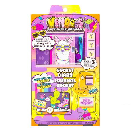 Mini Vendees™ Express Yourself Diary Surprise D.I.Y. Dispenser ...
