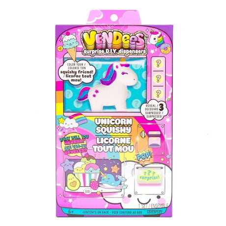 Mini Vendees™ Color Your Own Kawaii Cutie Squishy Surprise D.I.Y ...