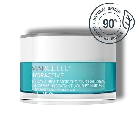 Marcelle Hydractive 24H Day & Night Moisturizing Gel Cream, All Skin ...
