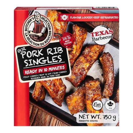 Butcher’s Selection Our Pork Rib Singles, 750 g - Walmart.ca