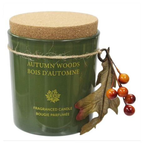 Autumn Woods scented glass candle | Walmart Canada