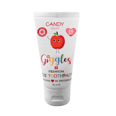 Giggles Premium Kids Toothpaste, Candy Apple, 1-6 yrs - Walmart.ca