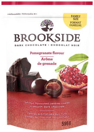 Hershey's Brookside Dark Chocolate Covered Pomegranate Candy Family Bag ...