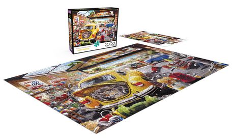Buffalo Games Art & Photo Sam's Garage 2000 Piece Jigsaw Puzzle ...