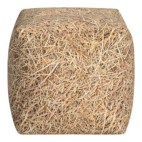 Click here for Sitting Point Cube Straw Bean Bag Ottoman Gold prices