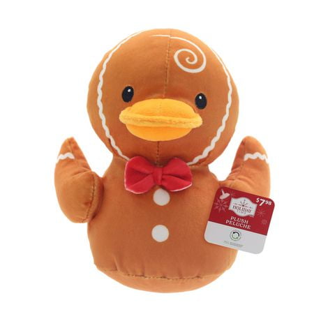 Holiday Time 7” Small Plush Rubber Duck, Gingerbread Man - Walmart.ca