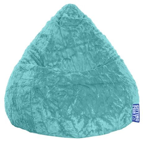 Click here for Sitting Point Fluffy Bean Bag Turquoise prices