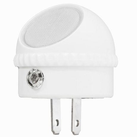 Automatic Dusk to Dawn Directional LED Night Light 2-Pack, White Finish ...