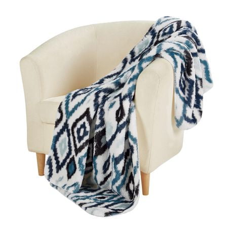 Click here for Red Label Fluffy Throw Blue Aztec Other prices