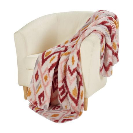 Click here for Red Label Fluffy Throw Pink Aztec Other prices