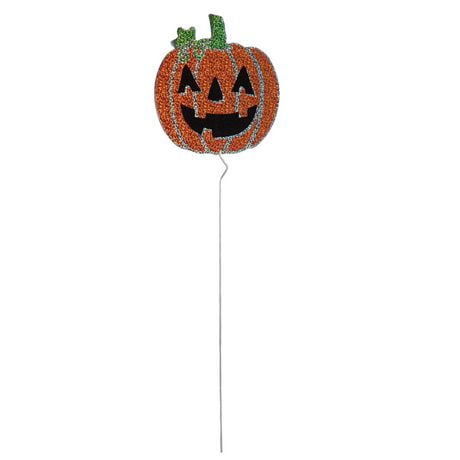 Way To Celebrate Halloween Holographic Jack-o-Lantern Stake Sign ...