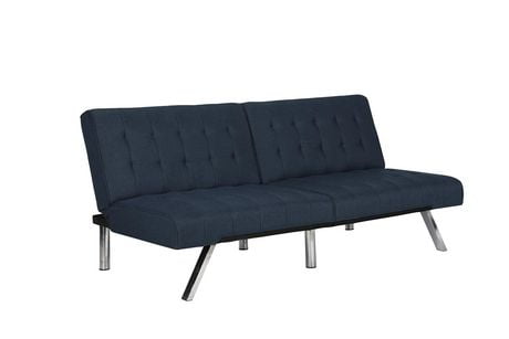 Click here for Dhp Emily Linen Futon Navy Futon prices