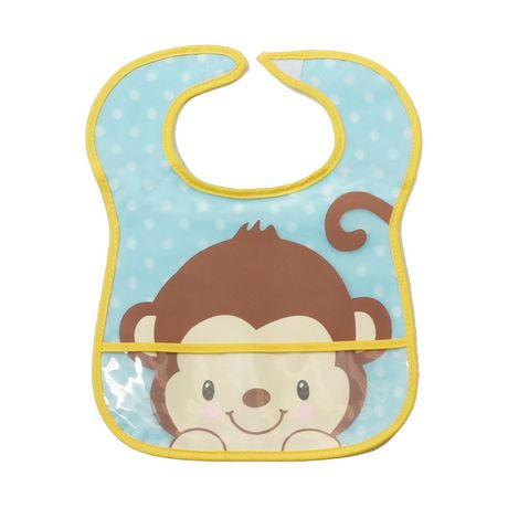 George baby Easywipe Bib- Monkey - Walmart.ca