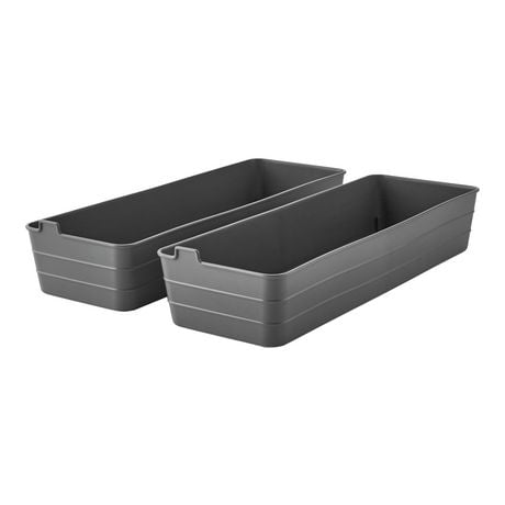 2 Pack Long Mini Flex Bins, Flexible Storage Bins - Walmart.ca