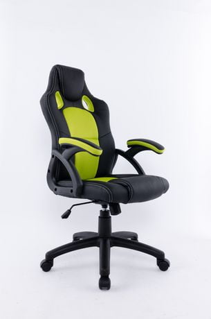 Click here for Brassex Inc Brassex Black & Green Office Chair - 9... prices