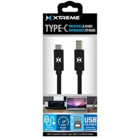 Click here for Xtreme Usb-C To Usb-B 3.0 Male Cable  3.3 Ft Black... prices