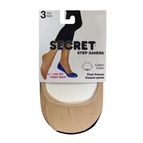 Secret® Step Savers 3pk Foot Covers, One Size - Walmart.ca