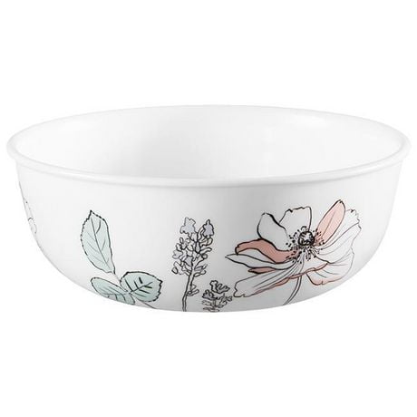 Click here for Corelle Poppy Print Bowl White And Pink 16Oz prices