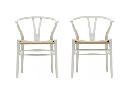Click here for Heavenly Collection White Wood Dining Chair White... prices