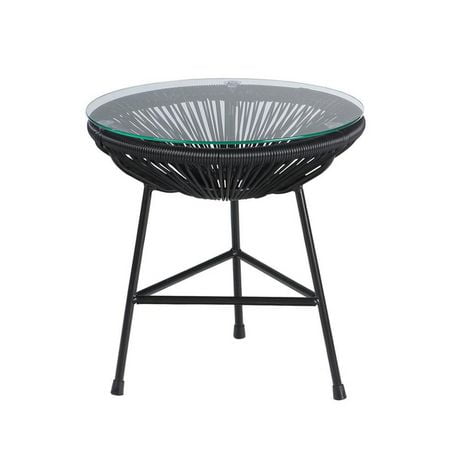Heavenly Collection Black Patio Side Table - Walmart.ca