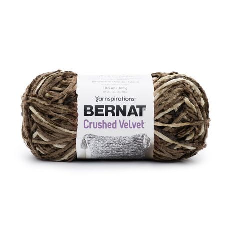 Click here for Bernat Crushed Velvet Yarn  Coffee (300G) Brown prices