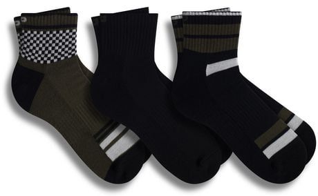 Click here for Thieves Cushion Ankle Sock Mens 3 Pack Black One S... prices