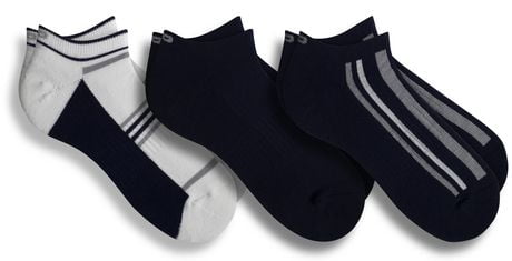 Click here for Thieves Cushion Low Cut Sock Mens 3 Pack Navy One... prices