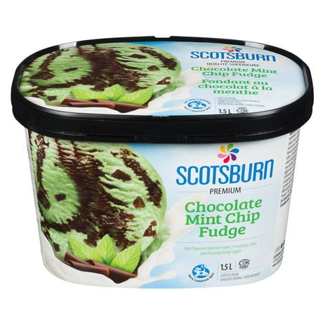 Scotsburn Chocolate Mint Chip Fudge Ice Cream - Walmart.ca