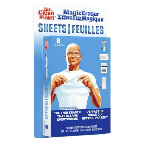 Mr. Clean Magic Eraser Cleaning Sheets, the power of a Magic Eraser in ...