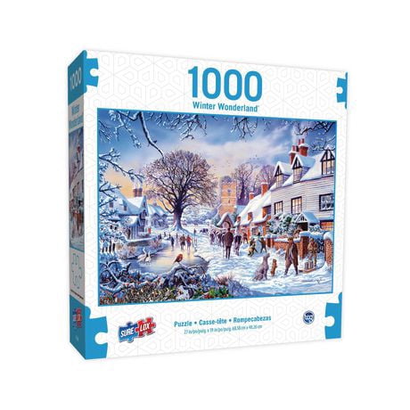 Sure-Lox 1000 pc Winter Wonderland deluxe puzzle | Walmart Canada
