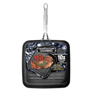 Gotham Steel 10.5" Non-Stick Grill Pan with Ti-Cerama Surface - Walmart.ca