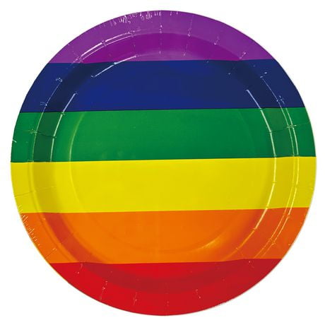 12CT Rainbow Plates | Walmart Canada