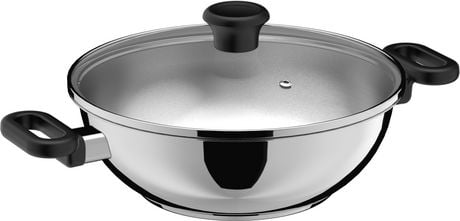Click here for T-Fal Maharaja Stainless Steel Karahi With Lid Sil... prices
