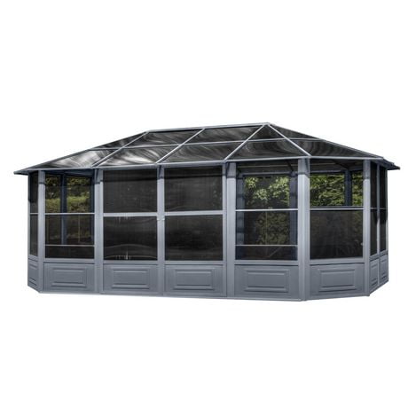 Click here for Gazebo Penguin Florence Solarium 12 Ft. X 18 Ft. I... prices