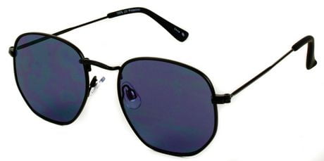 Click here for George Mens Black Octagonal Sunglasses Black One S... prices