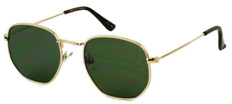 Click here for George Mens Gold Metal Round Sunglasses Gold One S... prices