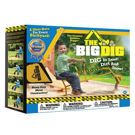 Big Dig Sandbox Digger Excavator Crane | Walmart Canada