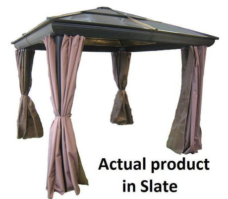 Click here for Gazebo Penguin Venus Gazebo 10 Ft. X 10 Ft. In Sla... prices