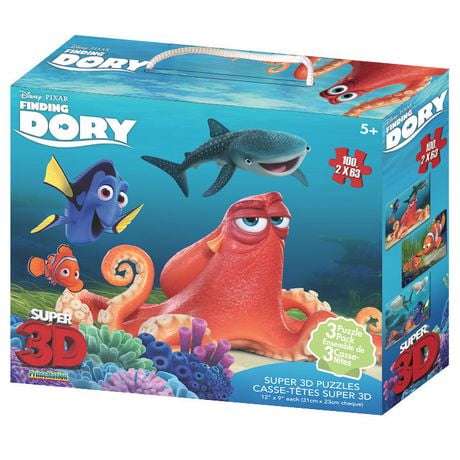 Disney Finding Dory Super 3D 3 Pack Puzzle | Walmart Canada