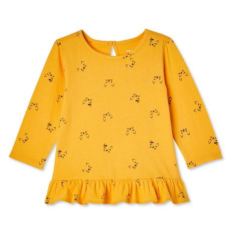 George Baby Girls' Printed Ruffle Tunic - Walmart.ca
