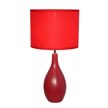Click here for Simple Designs Oval Bowling Pin Base Ceramic Table... prices