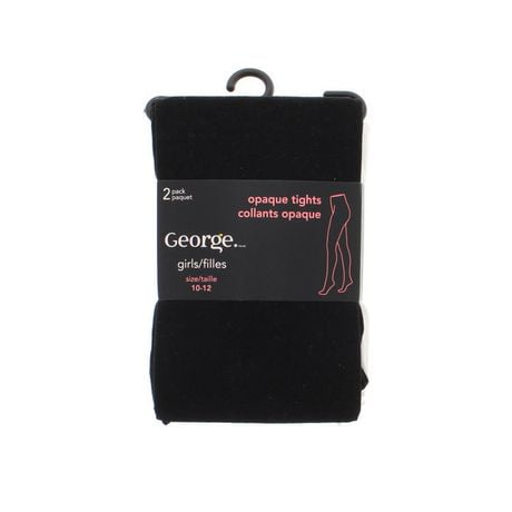 Click here for George Girls Fashion Tights  Pack Of 2 Black/White... prices
