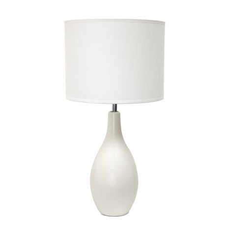 Click here for Simple Designs Oval Bowling Pin Base Ceramic Table... prices