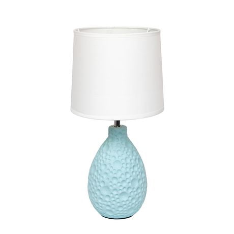 Click here for Simple Designs Textured Stucco Ceramic Oval Table... prices