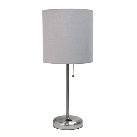 Click here for Limelights Stick Lamp With Charging Outlet And Fab... prices