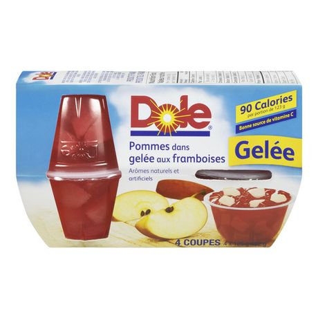 Dole Apples in Raspberry Gel | Walmart Canada
