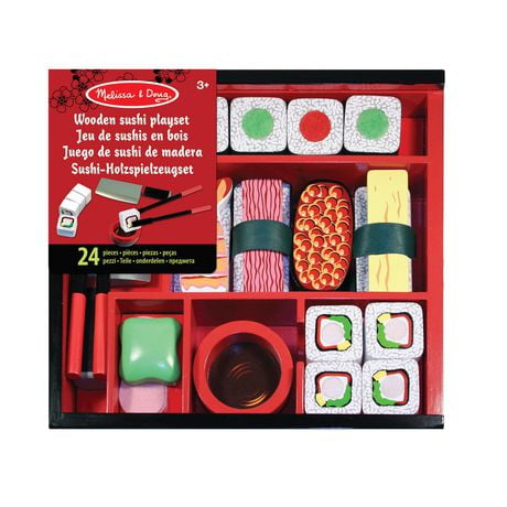 Click here for Melissa & Doug Wooden Sushi Slicing Playset Multi prices